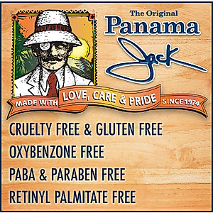 Panama Jack Sunscreen Lip Balm - SPF 45, Broad Spectrum UVA-UVB Sunscreen Protection, Prevents & Soothes Dry, Chapped Lips, Vanilla, Pack of 2