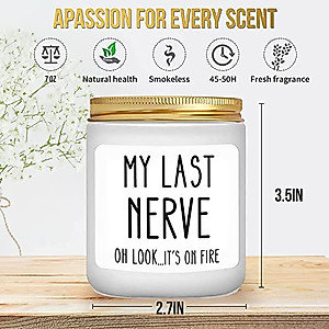 Scented Candles Gifts for Women, Funny Birthday Christmas Valentines Day Gifts for Her, Mom, BFF, Best Friends, Girlfriend, Sister(Lavender)