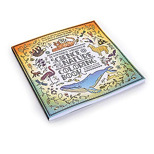 The Wondrous Workings of Science and Nature Coloring Book: 40 Line Drawings to Color