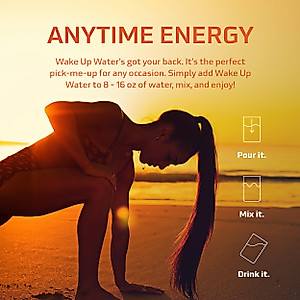 Wake Up Water Energy + Hydration Mix – Variety Pack – Energy + Hydration Powder Packets With Natural Caffeine, Electrolytes, B Vitamins | No Sugar | Daily Fuel With No Crash Or Jitters | (Variety Pack/15 Count)
