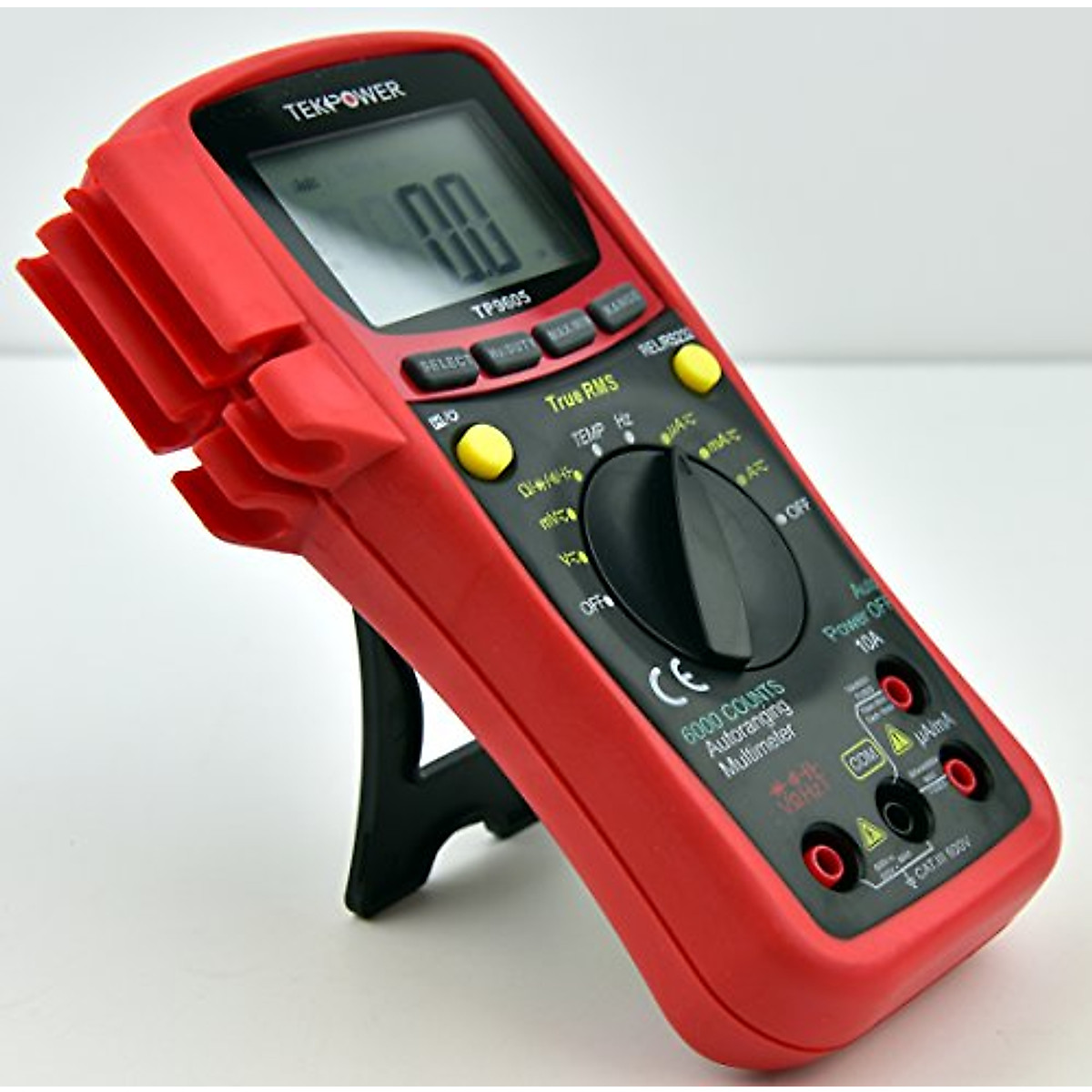 TekPower TP9605BT Auto Ranging Digital True RMS Smart Multimeter with Bluetooth & USB Connection, Free App Available for iOS and Android