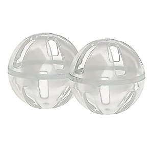 PETSOLA Parrot Foraging Ball Acrylic Growth Training Feeder Toys for Parrot Budgie Parakeet Cockatiel Etc, Type 1