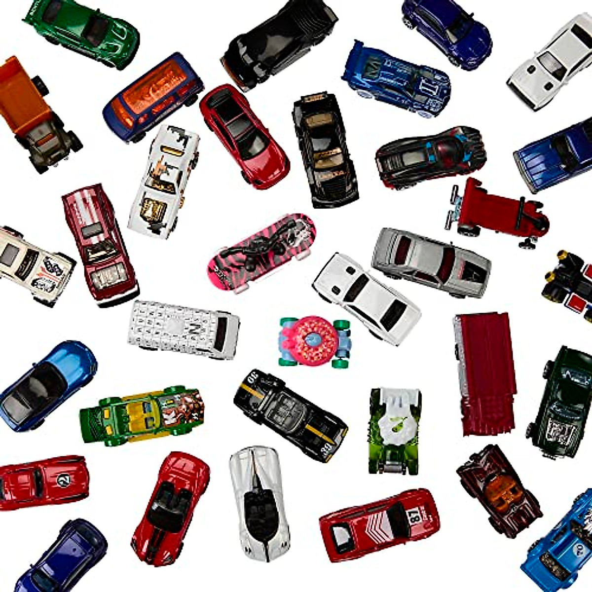 Hot Wheels Black Box 16 Die-Cast Toy Cars or Trucks in 1:64 Scale, Mix G, Chance for Treasure Hunt or Super Treasure Hunt Car (Styles May Vary)