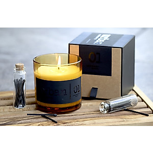 Urban Concepts by DECOCANDLES - Spices & Evergreen - Highly Scented Soy Candle - Long Lasting - Hand Poured in USA (9 Oz.)