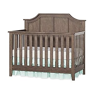 Child Craft Rylan 4-in-1 Convertible Crib, Baby Crib Converts to Day Bed, Toddler Bed and Full Size Bed, 3 Adjustable Mattress Positions, Non-Toxic, Baby Safe Finish (Cocoa Bean Brown)