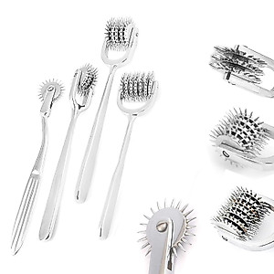 Set of 4 PCS Diagnostic NEUROLOGICAL WARTENBERG Sensory Pinwheel PIN Wheel 1, 3, 5, 7 Head (PC Brand)