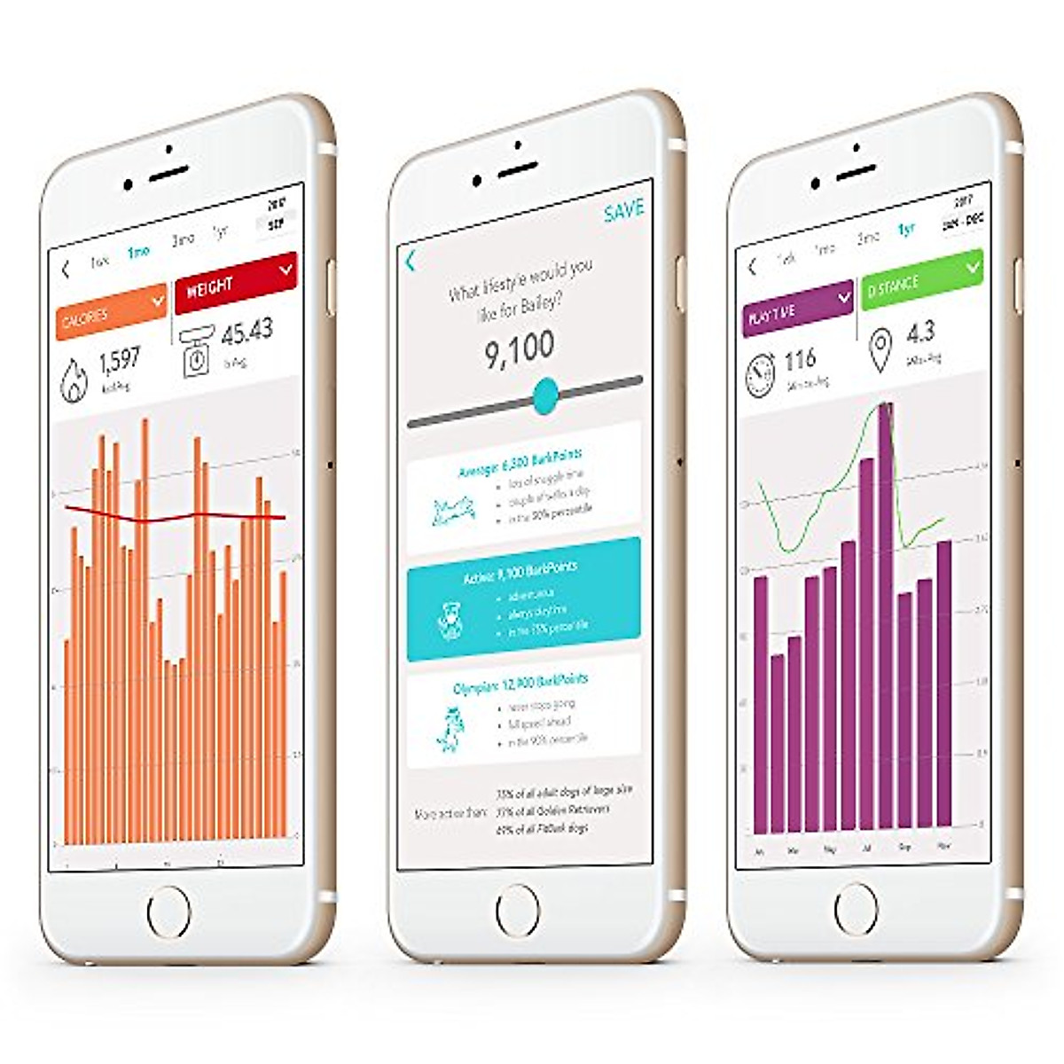 FitBark 2 Dog Activity Monitor | Health & Fitness Tracker for Dogs | Waterproof, Small & Leightweight (10 g) | Not a GPS Tracker