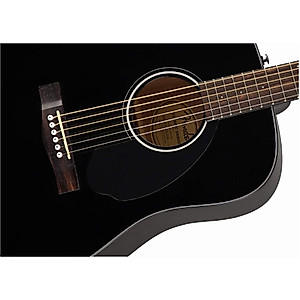 Fender CD-60S Dreadnought Acoustic Guitar, with 2-Year Warranty, Black