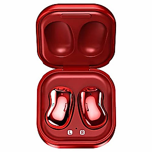 Urbanx Street Buds Live True Wireless Earbud Headphones for Samsung Galaxy A52 5G - Wireless Earbuds w/Hands Free Controls - RED (US Version with Warranty)