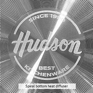 HUDSON Nonstick Paella Pan Hudson 11-inch Aluminum, 3.7 Qt