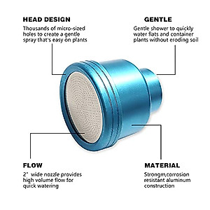 Watering Wand 1000Holes Sheboren with Water Watering Touch Garden Watering Wand for Hanging Baskets, Planting, Flowering, Watering Shrubs, in Garden and Lawn