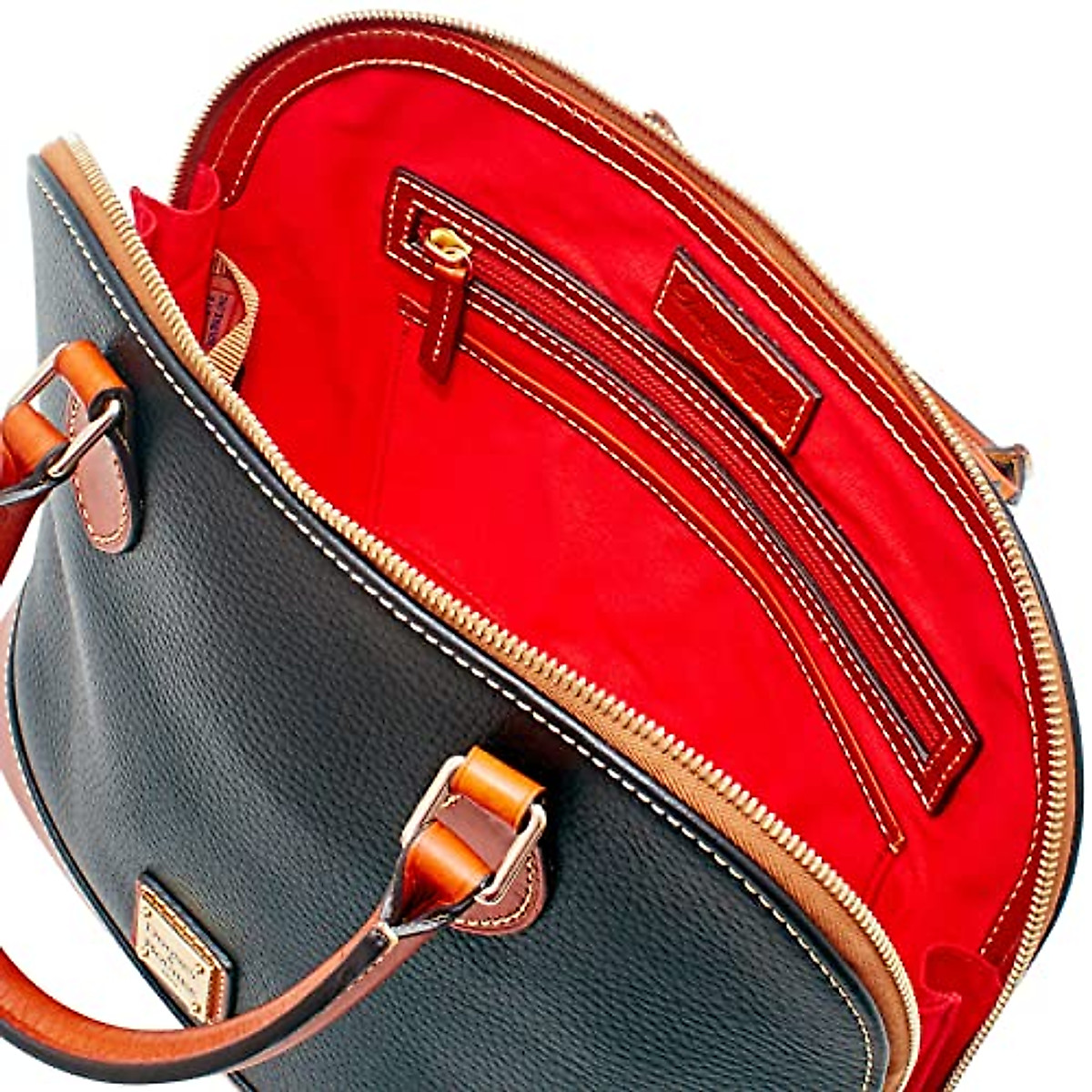 Dooney & Bourke Pebble Grain Zip Zip Satchel