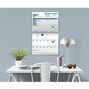 2023 Amy Knapp's Big Grid Family Organizer Wall Calendar: 17-Month Giant Fridge Planning Calendar for Mom with Stickers (Thru December 2023) (Amy Knapp's Plan Your Life Calendars)