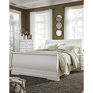 Signature Design by Ashley Anarasia Traditional Queen Sleigh Headboard ONLY, White