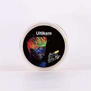 Hair Color Wax Blonde, Ultikare Instant Hair Dye Cream Mud Washable Temporary Hair Dye Natural Hairstyle Color Pomade for Party, Cosplay, Halloween (Gold)