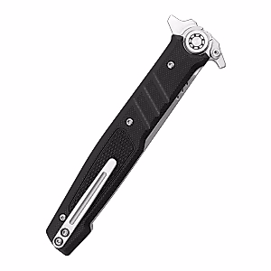 HOKC Finnish-2 | 349-130406 | Pocket Knife, EDC Knife by Official Dealer - Designed by Russian Master Aleksander Biryukov - Liner Lock, Lawks Safety System, G10 Handle, Wave Opener, Finger Flipper, Long and Durable Nitro-V Stainless Steel, Satin Finished