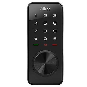 Alfred Touchscreen Keypad Pin + Bluetooth + Key Entry (DB1-A-BL) Smart Door Lock