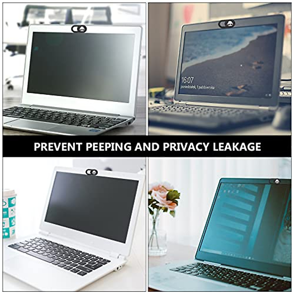 OSALADI Computers Laptops Computer Camera Cover 6PCS Camera Cover Slide Blocker Privacy Cover Webcam Sliding Cover Computers Laptops Camera for Computer