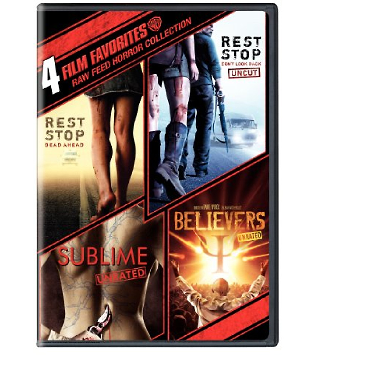4 Film Favorites: Raw Feed Horror (Believers, Rest Stop, Rest Stop: Don't Look Back, Sublime)