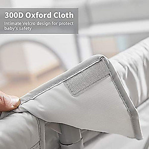 ANGELBLISS Baby Playpen, Extra Large Playard, Indoor & Outdoor Kids Activity Center with Anti-Slip Base, Sturdy Safety Play Yard with Breathable Mesh, Kid's Fence for Infants Toddlers(Grey,71”x59”)