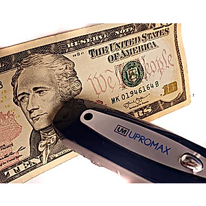 Portable Mini 2 In 1 Money Detector, UV plus Light Magnetic Head Currency Note Detector Counterfeit w/Lanyard Checker Magnetic Detector Counterfeit Bill Detectors works with any currency USD EUR POUND
