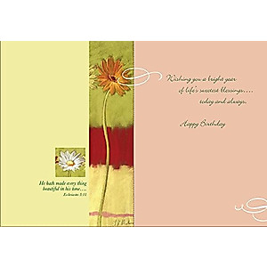 Gracefully Yours Blooming Wishes Birthday Greeting Cards featuring Nel Whatmore, 12, 4 designs/3 each with Inspirational Message