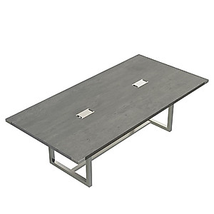 Mirella Conference Table Sitting Height - 8' Stone Gray