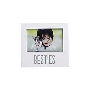 Pearhead Besties Frame, Pet Keepsake Picture Frame, Baby Girl Nursery Décor, Baby Boy Nursery Décor, 1 Count (Pack of 1)