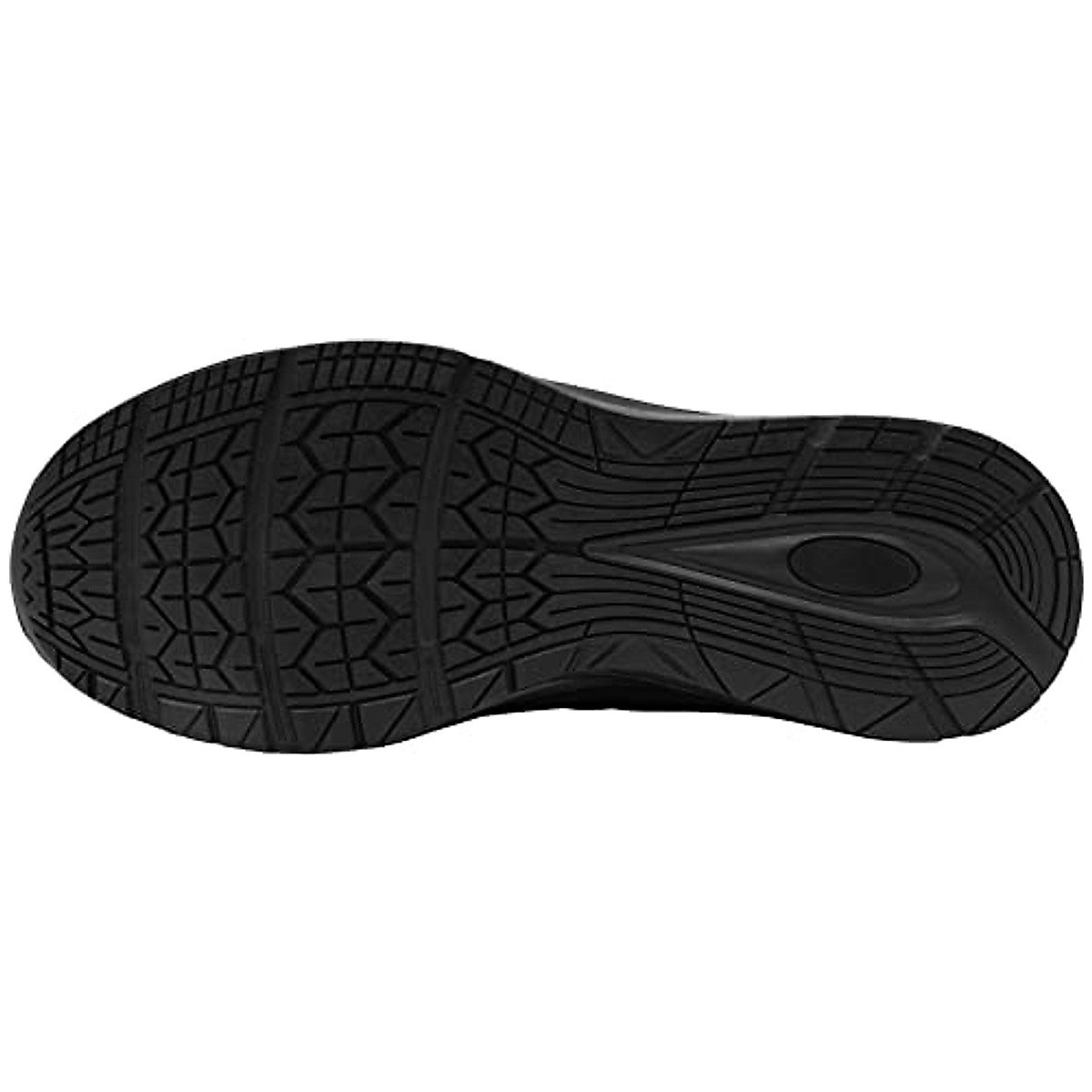 LARNMERN Non Slip Work Shoes for Men Fashion Walking Sneakers Kitchen Chef Shoe Waterproof Food Service Restaurant Slip Resistant Comfortable Leather Casual Athletic Tennis Shoes/10.5/Black