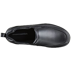 Amazon Essentials Men's Service Shoe, Black, 9.5