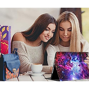 Case for iPad Mini 6 2021 8.3 Inch, Multi-Angle Smart Stand Cover Auto Sleep/Wake for iPad Mini 6th Generation 8.3 Inch，Nebula Galaxy