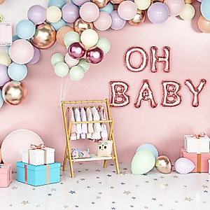 BAMBOOHOMIE Baby Clothing Rack for Baby Shower Pets Dolls, Baby Clothes Rack with Storage Shelf & Double Rods, Toddler Clothes Rack, Mini Closet Rack, Baby Shower Rack (Natural)