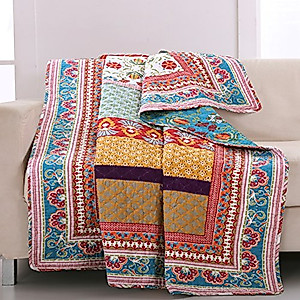 Greenland Home Thalia Quilted Cotton Throw