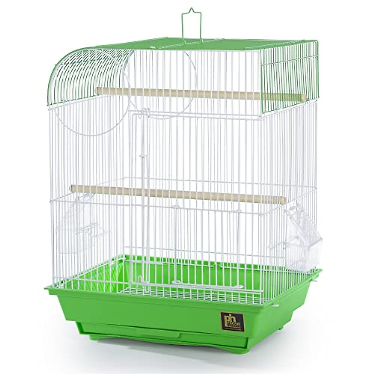 Prevue Pet Products South Beach Flat Top Bird Cage, Lime Green (SP50091),14 1/8" L x 11 1/4" W x 18 1/8" H