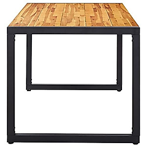 Walnut 5 Piece Garden Dining Set Outdoor Patio Resin Wickerwork Chairs and Wooden Table