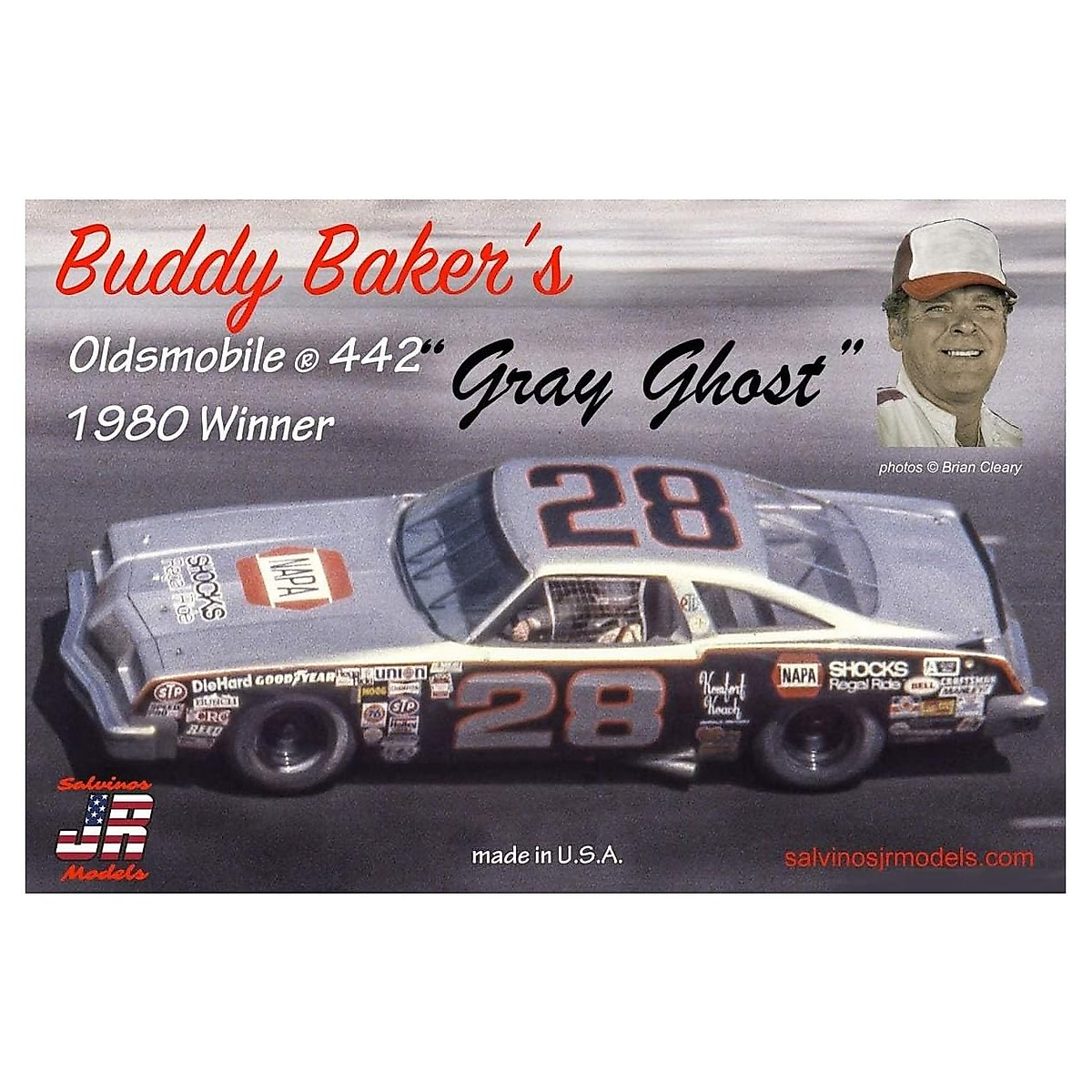 Salvinos Jr Models SJR1980D Nascar. Plastic Model kit