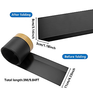 118 inch Gap Bumper Under Sofa Self-Adhesive, Toy Blocker Under Furniture,Under Bed Blocker for Pets, Blocker Sofa Baffle Avoid Things Sliding Under Couch