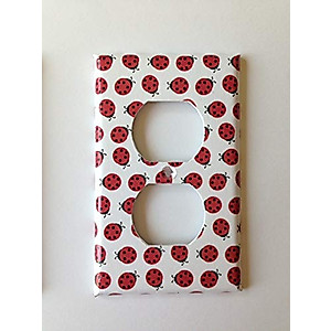 Ladybug Light Switch Plate Cover Various Sizes Offered