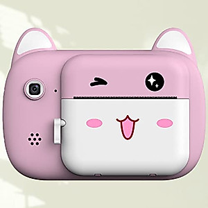 SOLUSTRE Toy Camera 1pc Children's Camera Video White Photo Lens Million Toypink Mini Printable Dual Camra