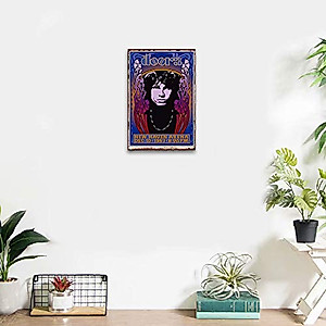 YOMIA Tin Signs for Rock Band Posters Vintage Wall Decor for Cafe Bar Pub Decor 8 X 12 inches