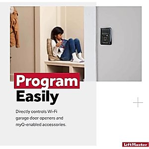 LIFTMASTER 881LMW Motion Detecting Control Panel Compatible ONLY with LiftMaster Wi-Fi and Security+ 2.0 Garage Door Openers.