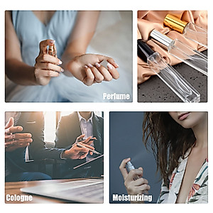 Lil Ray 10ml Perfume Atomizer for Men & Women. Refillable Glass Spray Bottle. Portable Fragrance Bottle for Travel,Party (6PCS)