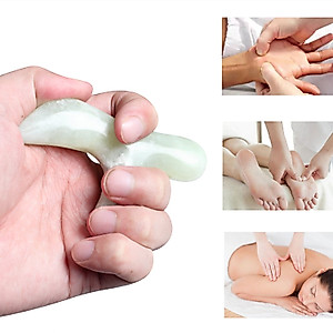 ewinever Ewin24 Natural Jade Foot Massager Acupuncture Point Massage Foot Care Therapeutic Relief Tool