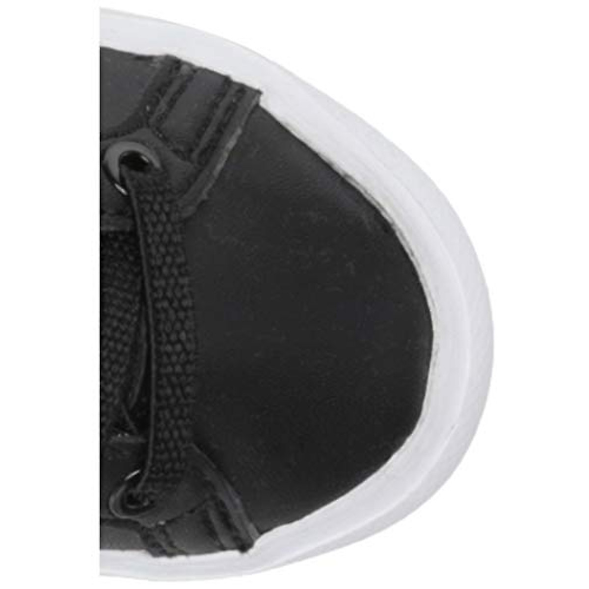 Lacoste Unisex-Child Powercourt Sneaker, Black/White, 5 Big Kid