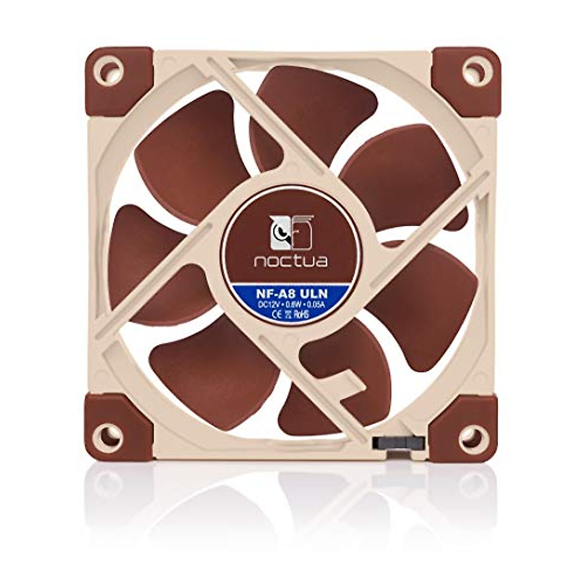 Noctua NF-A8 ULN, Ultra Quiet Silent Fan, 3-Pin (80mm, Brown)