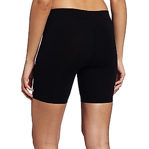 Danskin Women's Essentials Seven Inch Bike Short, Black, Large