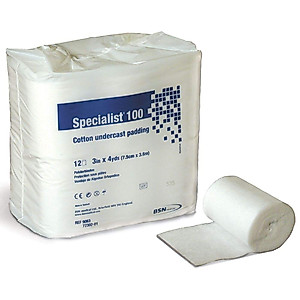 BSN 9043 3 in. x 4 yard 100 Percentage Cotton Specialist Cast Padding, 12 Rolls per Bag