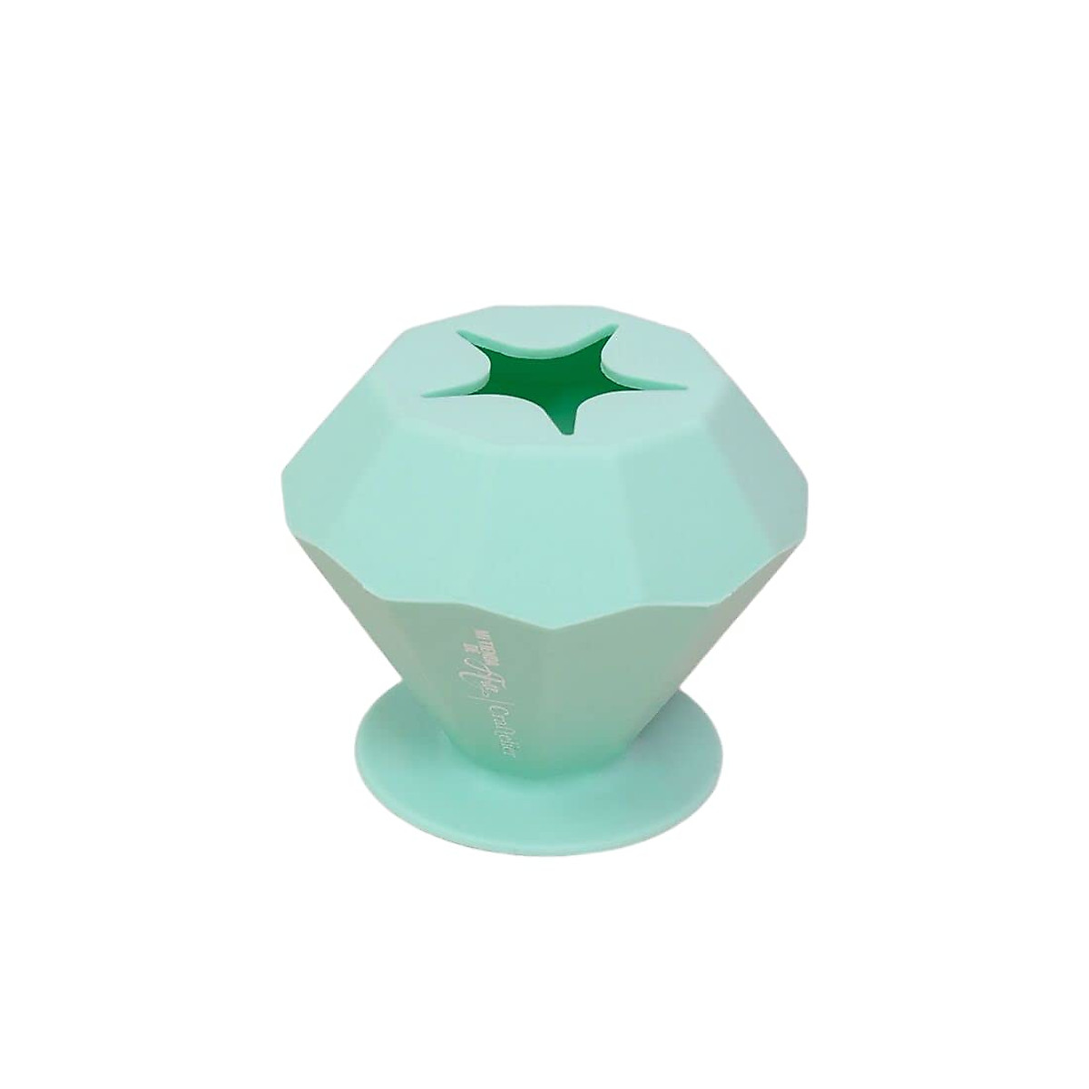 Craftelier - Waste Collector for Vinyl, Paper, Cardboard and Other Scrapbooking Materials | Made of Silicone | Approximate Dimensions 9 x 9 x 7 cm (3.54" x 3.54" x 2.76") - Turquoise Colour