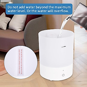 Cool Mist Humidifier, 2.8L Humidifiers for Bedroom, Home, Office, Automatic Shut-Off & 7-Color Night Light