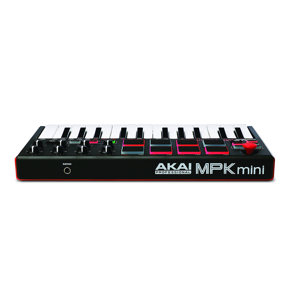 Akai Professional MPK Mini MKII – 25 Key USB MIDI Keyboard Controller With 8 Drum Pads, 8 Assignable Q-Link Knobs and Pro Software Suite Included